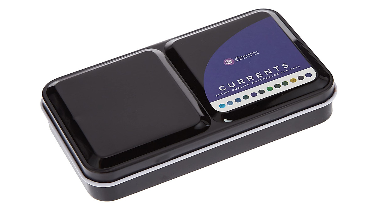 Prima Confections Watercolor Pans - 12 Colors for Creative Painting