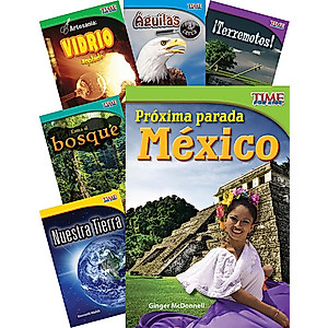 Teacher Created Materials - TIME for Kids Informational Text (Spanish) Set 1 - 10 Book Set - Grade 2 - Guided Reading Level I - M
