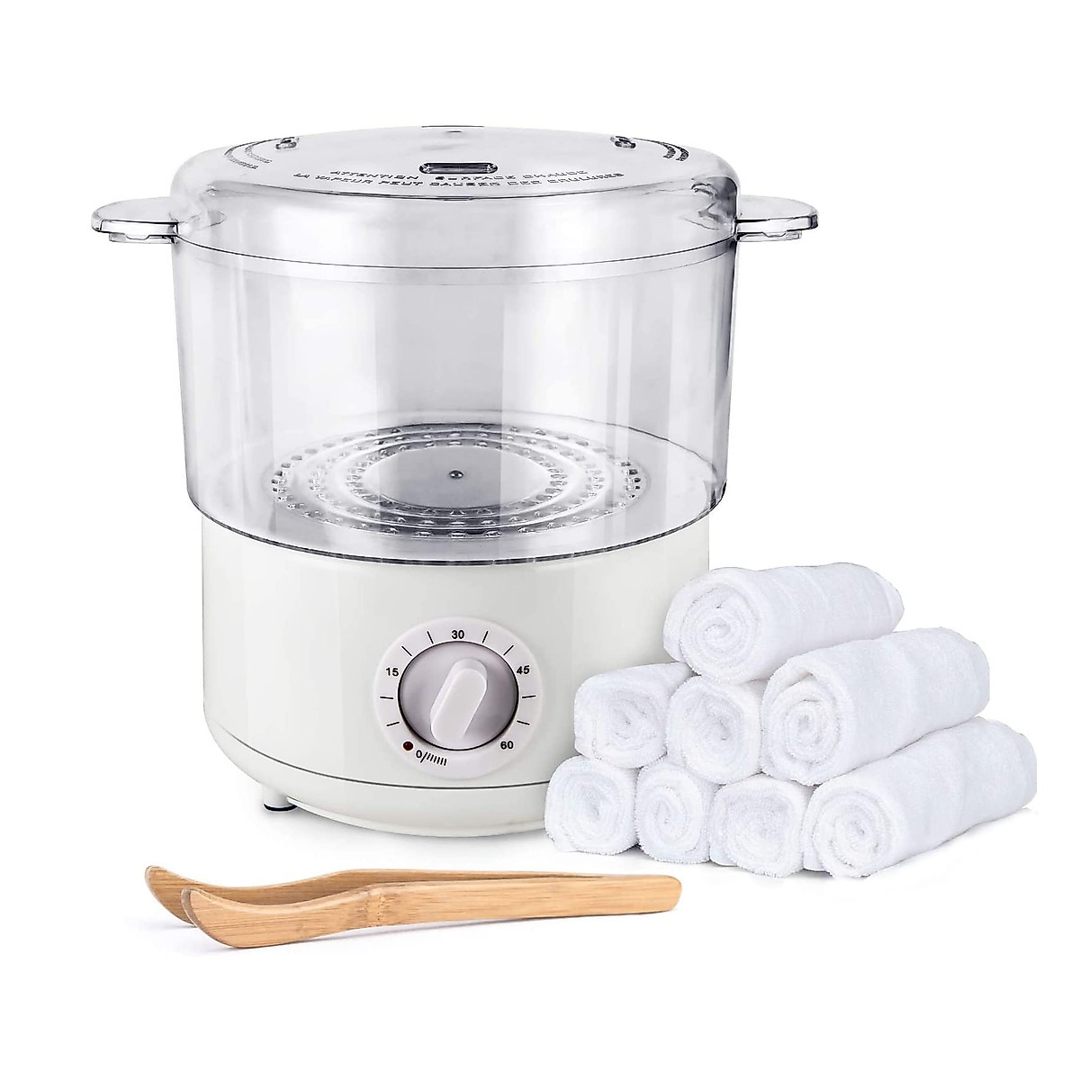 Mini Professional Personal Care Towel Heater and Towel Steamer (Give Away 8 Towels) - White