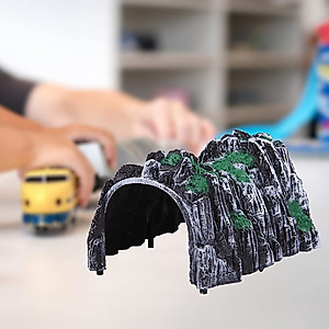 AMLESO 1pc DIY Plastic Model Train 1:87 Tunnel Crafts Table Toy