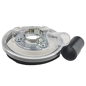 XINGYHENG Dust Shroud Kit Dry Grinding Dust Cover 100-150mm Adjustable Angle Grinder with 4 Inch Concrete Diamond Grinding Cup Wheel