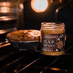 W.A.P. - WAP Warm Apple Pie Scented - Funny 6 OZ JAR Candle - 40 Hour Burn TIME