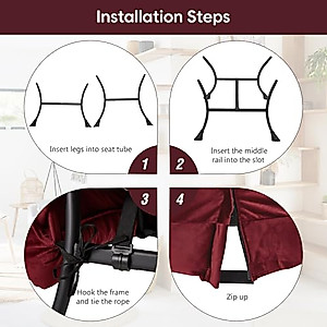 Congermom Fabric Lazy Chair Large Accent Chair,Velvet Frabic Modern Lounge Reading Chair with Armrests & Side Pocket,Upholstered Armchair for Living Room,Bedroom,Dorm(Dusty Rose)