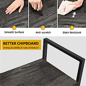 DWVO 5 Tier Bookshelf, Industrial Bookshelves Open Shelf Bookcase, Storage Shelves Organizer Display Rack for Bedroom,Living Room,Office,Kitchen, Charcoal Gray