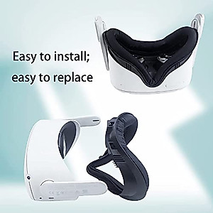 MODJUEGO VR Facial Interface Bracket Cover for Oculus Quest 2 Anti-Sweat Anti-Leakage VR Facial Interface Bracket Eye Mask Cover Replacement Accessories