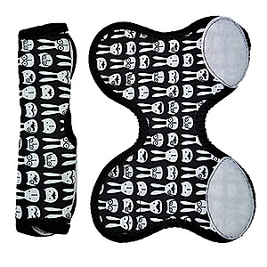 Baby Stroller Handle Covers Grip Covers Handlebar Sleeve Covers Protect Grip Buggy Prams Joggers Handlebar Gloves Shopping cart bar Imported from Japan(Rabbit-Mini Size)