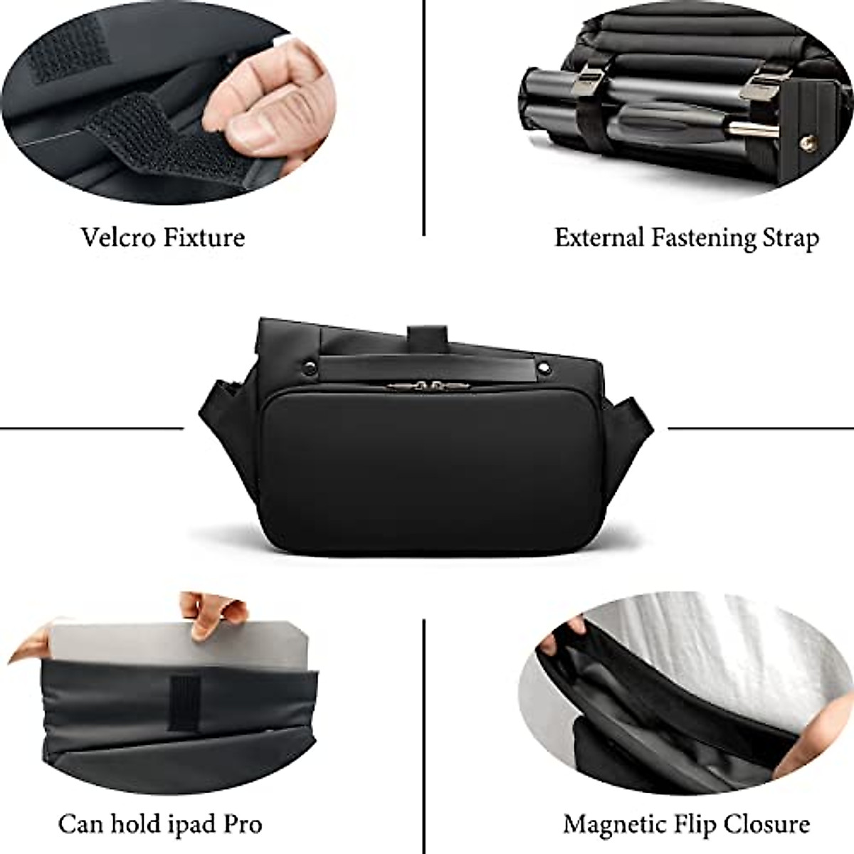 NIID Radiant Urban Sling Bag - Quick Access, Expandable, Multipurpose Crossbody Bag Waterproof Chest Shoulder Backpack Casual Daypack for Travel Work