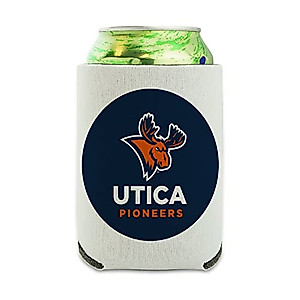 Utica University Primary Logo Can Cooler - Drink Sleeve Hugger Collapsible Insulator - Beverage Insulated Holder