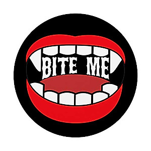 Awayk Bite Me Pop Phone Grip for Smartphones & Tablets PopSockets Grip and Stand for Phones and Tablets