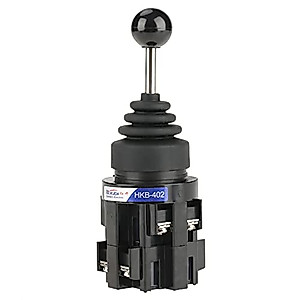 FECAMOS 4NO Joystick Switc, Joystick Switch Wide Applications Strong Functionality Water and Oil Resistance Easy to Use for Magnetic Starter