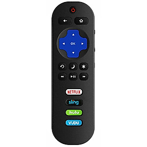 Remote Control fit for TCL Roku TV 65S405 65S401 55UP120 55US57 55S401 55S405 50FS3750 55FS3700 49S405 48FS3700 48FS3750 43FP110 43UP120 43S405 40FS3800 40S3800 32S3850 32S3700 32S3800 32S301 32S800