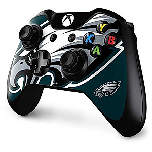 Skinit Decal Gaming Skin compatible with Xbox One Controller - Officially Licensed NFL Philadelphia Eagles Large Logo Design