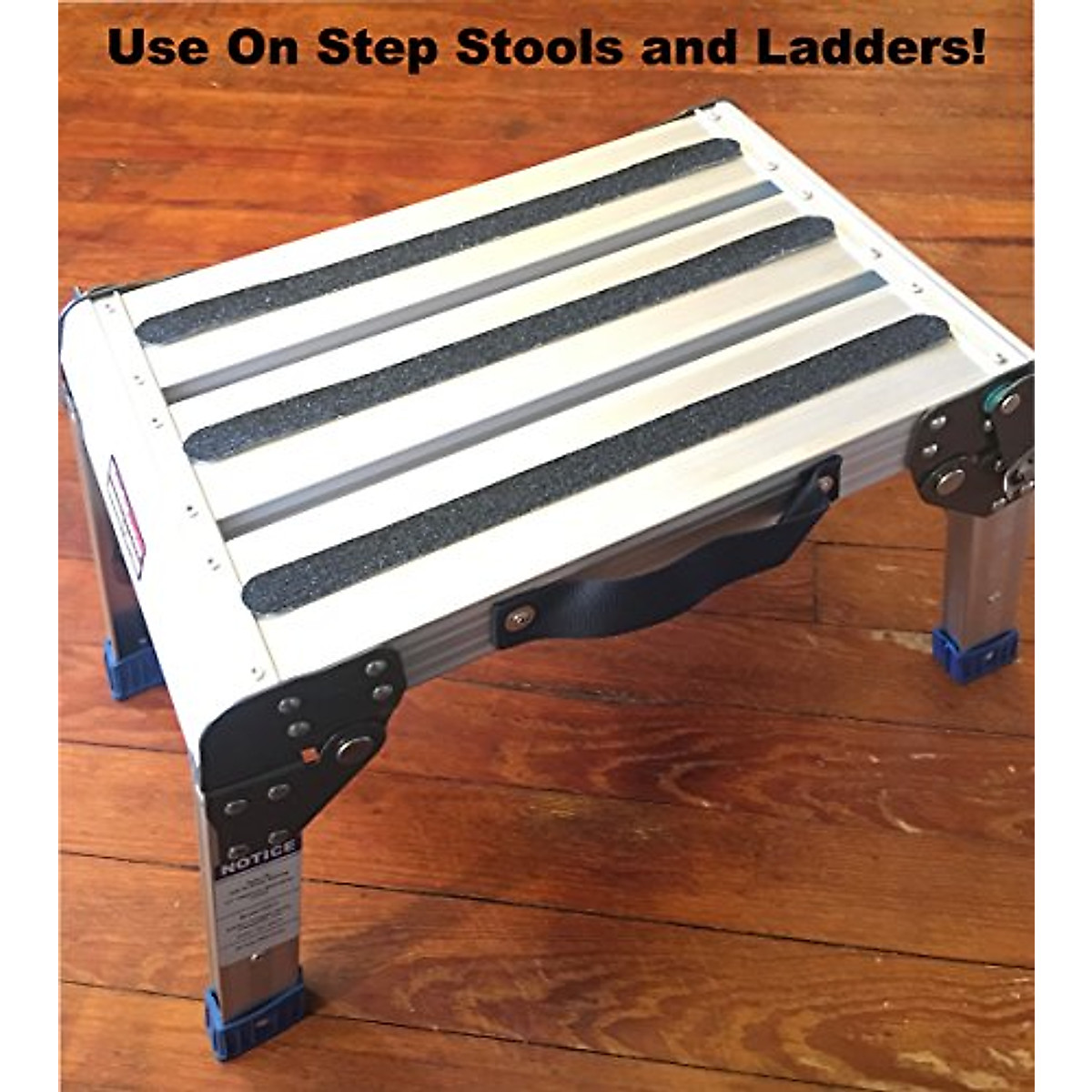 Red Cat Anti Slip Grip Tape For Stairs. Black Non Slip Floor or Stair Treads. 20 Pre-Cut Strips 1" x 15.5" Anti Slip Safety Tape. Waterproof Indoor/Outdoor Commercial Adhesive Stair Treads Avoid Falls