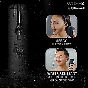 Wush Pro By Black Wolf - Water Powered Ear Cleaner - Safe & Effective - Electric Triple Jet Stream with 3 Pressure Settings For Ear Wax Buildup - Ear Wax Removal Kit - Water Resistant USB Rechargeable
