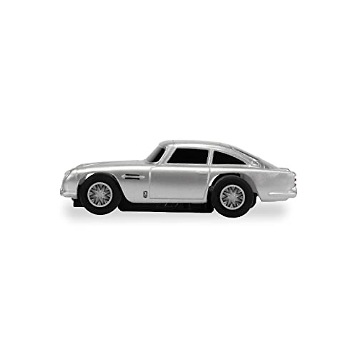 Scalextric Micro James Bond Goldfinger Aston Martin DB5 1:64 Slot Race Car G2221, Silver