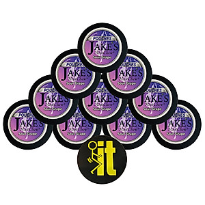 DC Crafts Nation Skin Can Cover FIT Black with 10 Cans Jake's Mint Chew Sour Grape Pouches