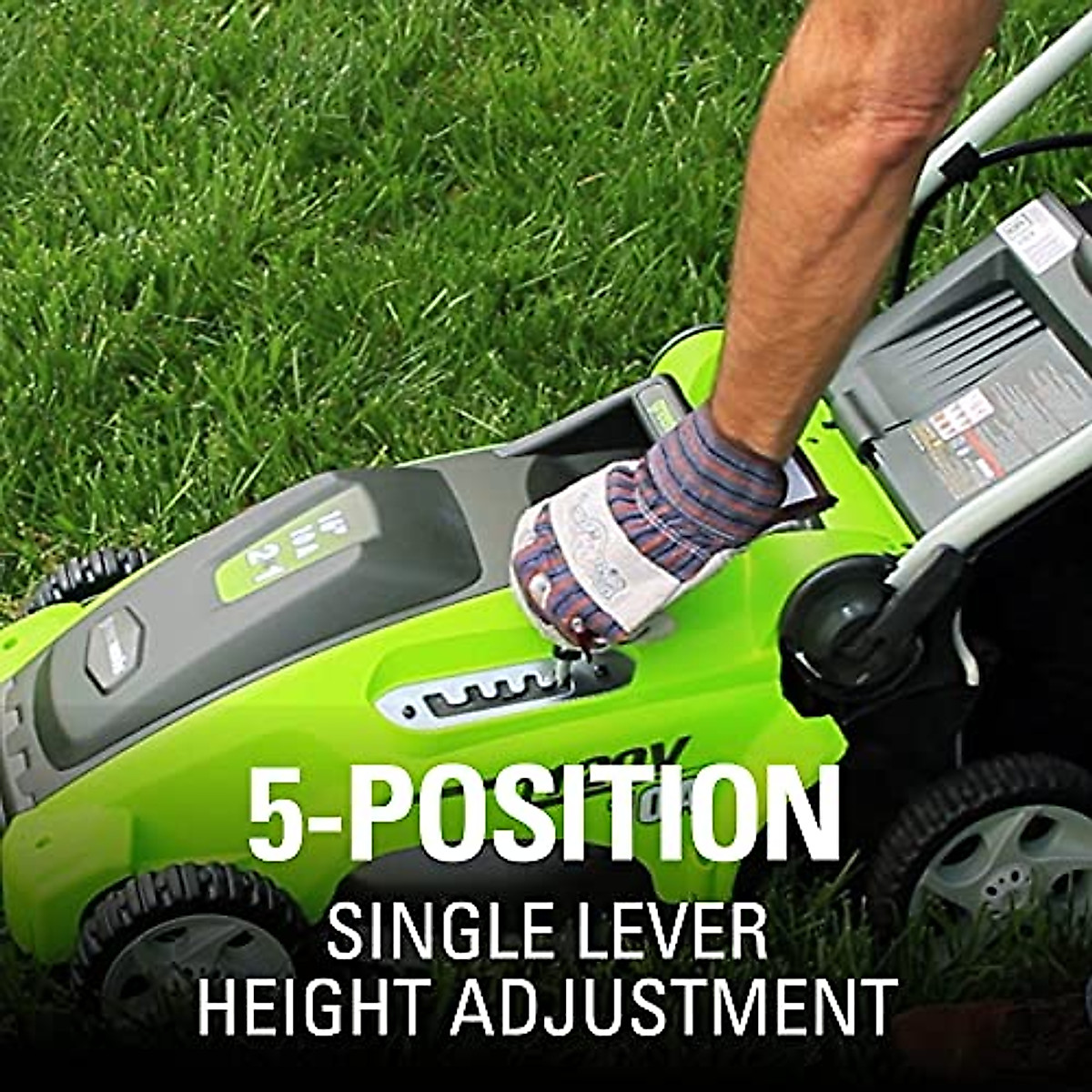 Greenworks 10 Amp 16-inch Corded Mower, 25142