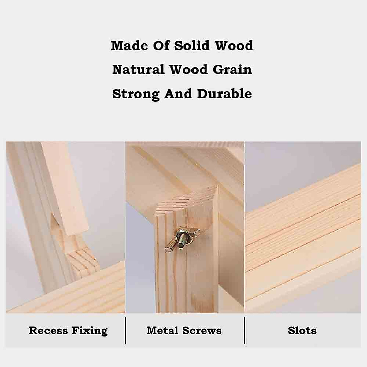 LUBANHAND 3 Steps Display Riser, Earring Display Stands, Showcase Cascading Merchandise Organizer Tray Vendor Display Supplies for Tabletop Shows Solid Wood…