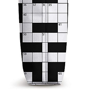Crossword puzzle word puzzle black and white Classical Tote Bag