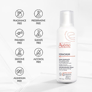 Avene XeraCalm A.D Lipid-Replenishing Cream, Atopic Dermatitis, Eczema-Prone, No Preservatives, Fragrance-Free, 6.7 Oz