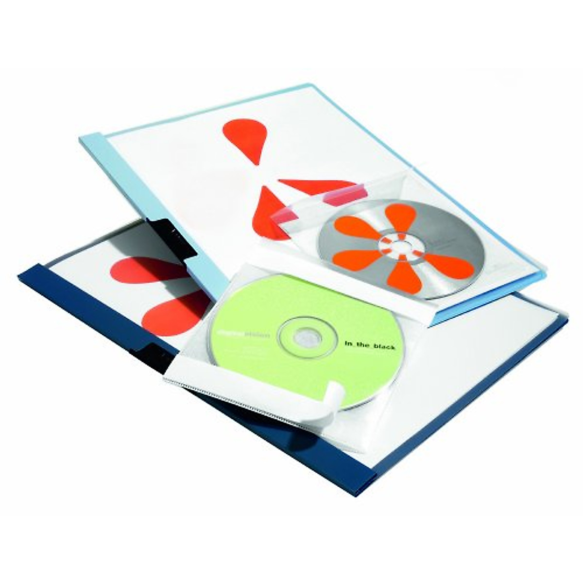 Durable CD Fix Self-Adhesive Pocket - Transparent (Pack of 10)