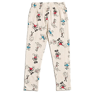 Disney Mickey Mouse Pluto Donald Duck Newborn Baby Boys Pullover Hoodie and Pants Outfit Set White 6-9 Months