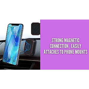 Phone Holder Car 8 Pack Magnetic Metal Plate with 3M Adhesive Sticker Universal for Car Magnetic Phone Mount