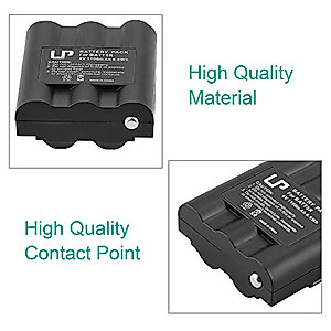 LP BATT5R APV7 Battery, 1 Pack Rechargeable Batteries 6V 1100mAh for GXT Walkie Talkie GXT1050 GXT1000 GXT950 GXT900 GXT860 GXT850 GXT800 LXT350 LXT410 LXT435 & More