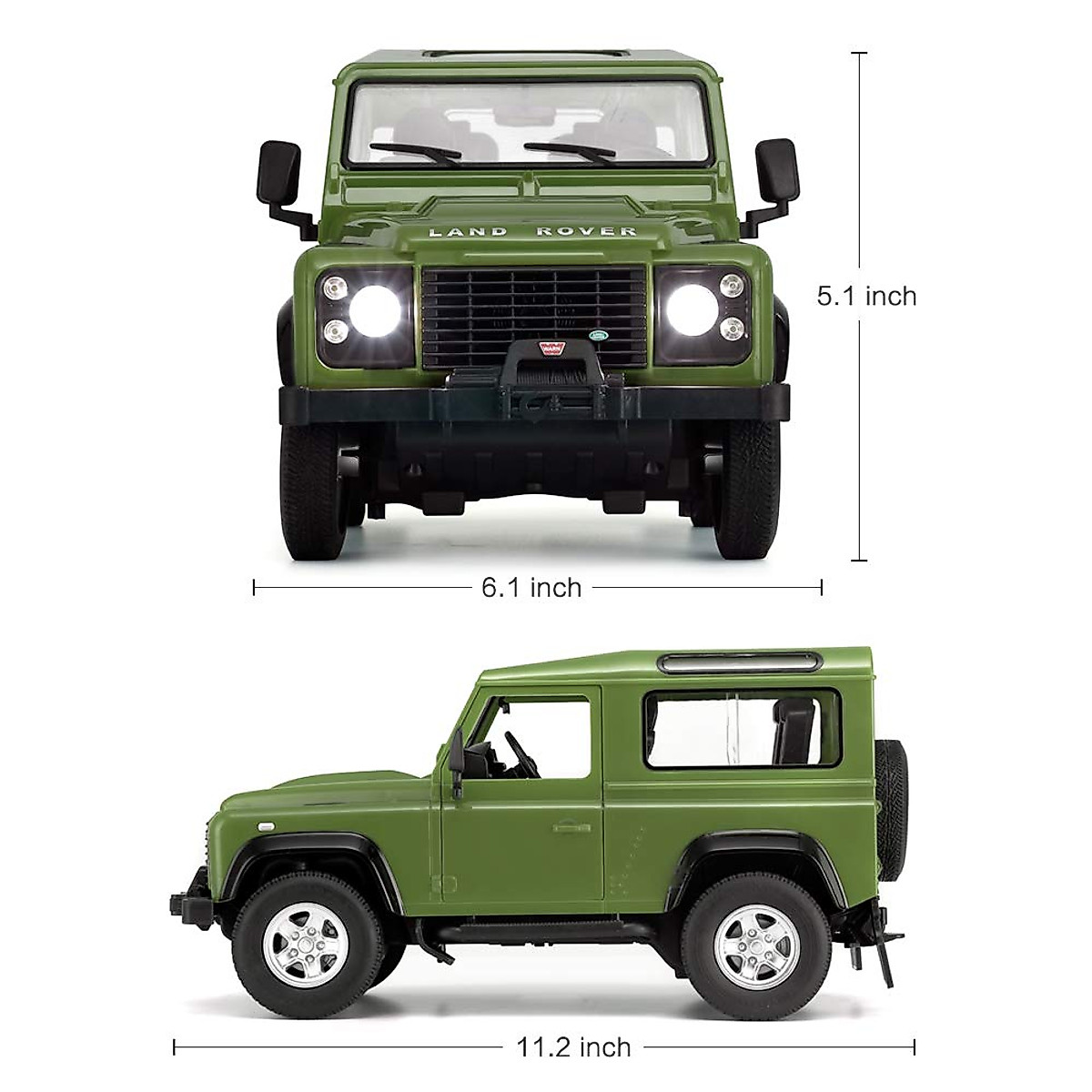 RASTAR Land Rover Defender RC Car, 1/14 Land Rover Remote Control Toy Model Car, Gifts for Dad