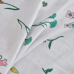 OAITE Duvet Cover Set,100% Cotton Comforter Cover with Floral Pattern Duvet Cover Set,Soft Bedding Set Includes with 3 Piece (2 Pillow Shams,1 Duvet Cover)