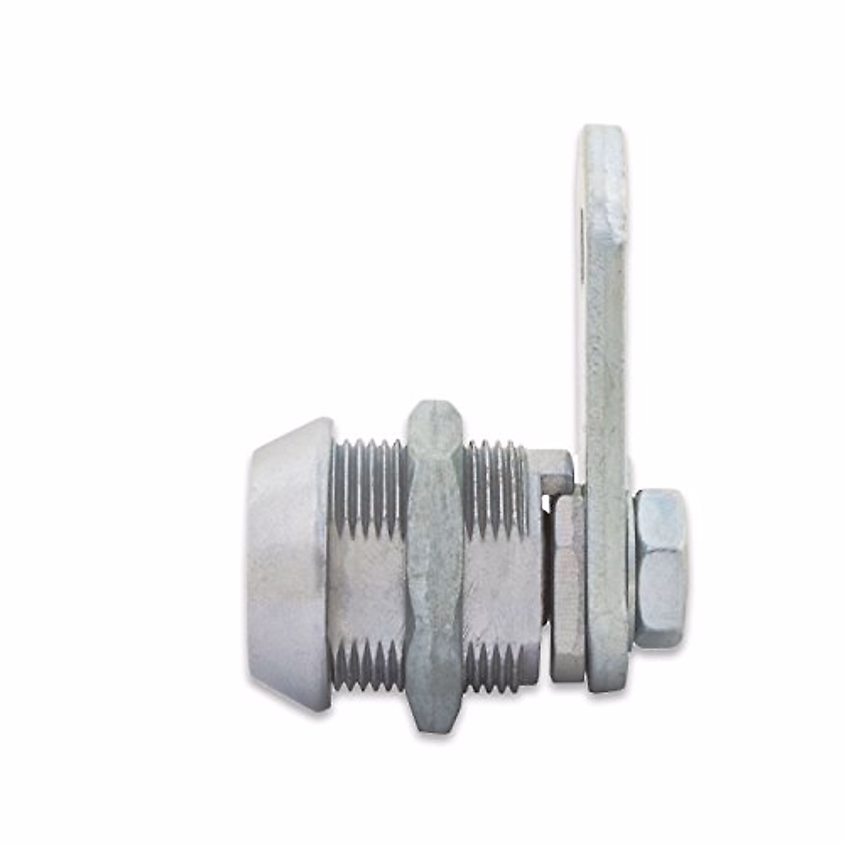FJM Security 8418B-KD European High Security Cam Lock with 5/8” Cylinder and Chrome Finish, Keyed Different