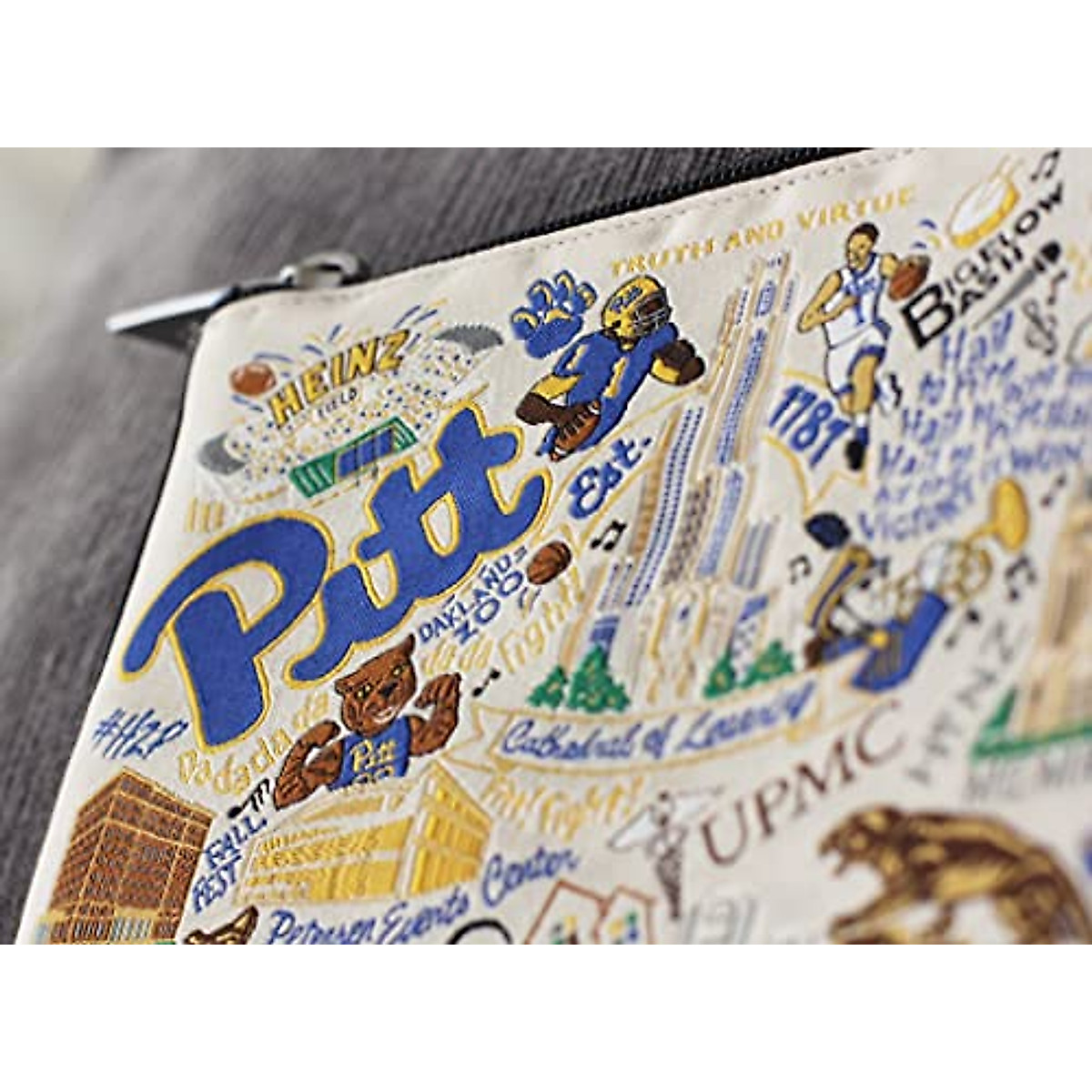Catstudio Pittsburgh, University of Collegiate Zip Pouch | 5" x 7"