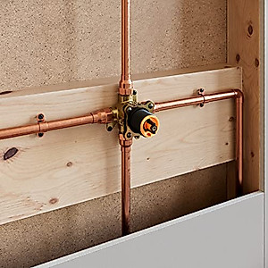 Pfister 0X8-310A PermaBalance Single Control Tub & Shower Rough-In Valve, Brass