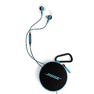 Bose SoundSport In-Ear Headphones for iOS Models, Blue - Wired