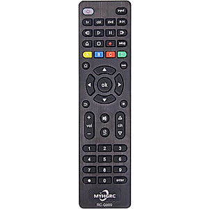 MYHGRC Universal Remote Control for All TVs, Blu-ray/DVD Players, Streaming Media Players, Soundbars, Cable Boxes and All Audio/Video Devices - TV/DVD/AUX/CBL 4 in 1 Universal Remote Easy Setup