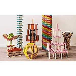 Tegu 120 Piece Perfect Blocks Building Set, Rainbow (Amazon Exclusive)