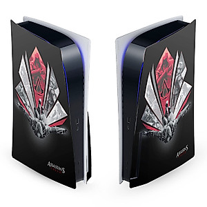 Head Case Designs Officially Licensed Assassin's Creed Leap Of Faith Graphics Matte Vinyl Faceplate Sticker Gaming Skin Decal Cover Compatible With Sony PlayStation 5 PS5 Disc Edition Console