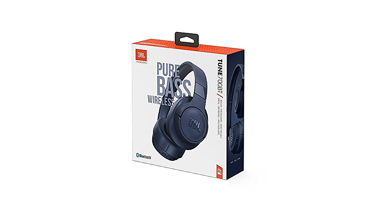 JBL TUNE 700BT Wireless Headphones - Powerful Bass & 27H Playback