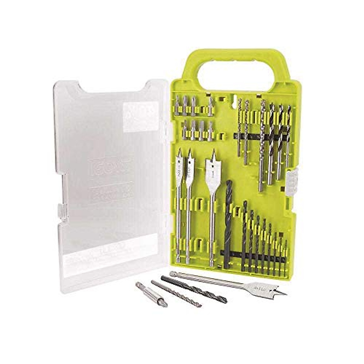 Ryobi A983102 31-Piece Black Oxide Drilling and Driving Bit Kit for Wood, Metal, Plastic, and Masonry