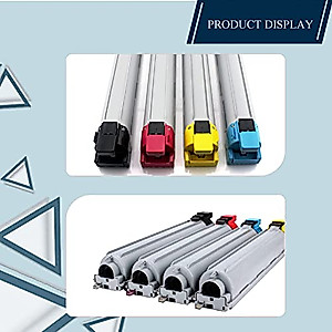 MYSEC CLT-K808S CLT-C808S CLT-M808S CLT-Y808S Toner Cartridge for Samsung, Color Toner Cartridges Compatible with MultiXpress X4300LX X4250LX X4220RX Printer High Yield 4 Pack-CMYK