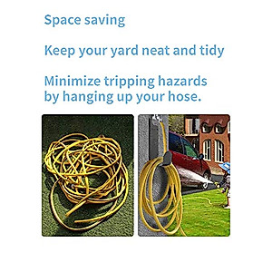 GARTOL Garden Hose Holder Wall Mount Water Hose Holder, 13.4-inch Length Heavy Duty Faucet Hose Hook with Screws, and Expansion Bolt