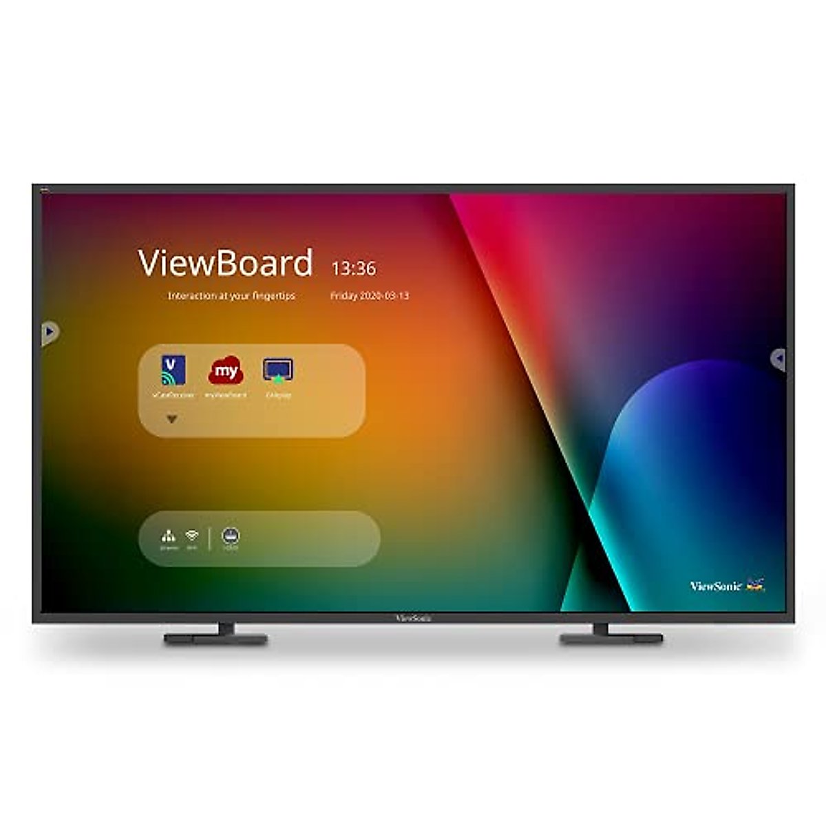 ViewSonic IFP4320 43 Inch ViewBoard 4K Interactive Flat Panel Display with in-Cell Touch and HDMI, DisplayPort, 60W Powered USB-C Inputs