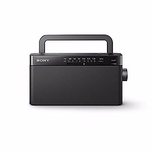 Sony ICF-306 Portable AM/FM Radio - Black