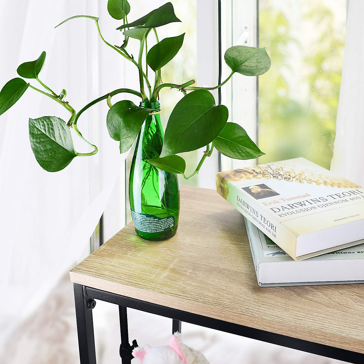 SpringSun Console Sofa Table, Entryway Table with 2-Tier Storage Shelves for Living Room, Bedroom, Balcony and Hallway