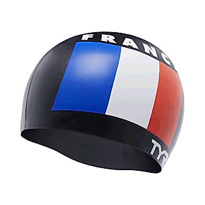 TYR France Silicone Adult Fit, Black