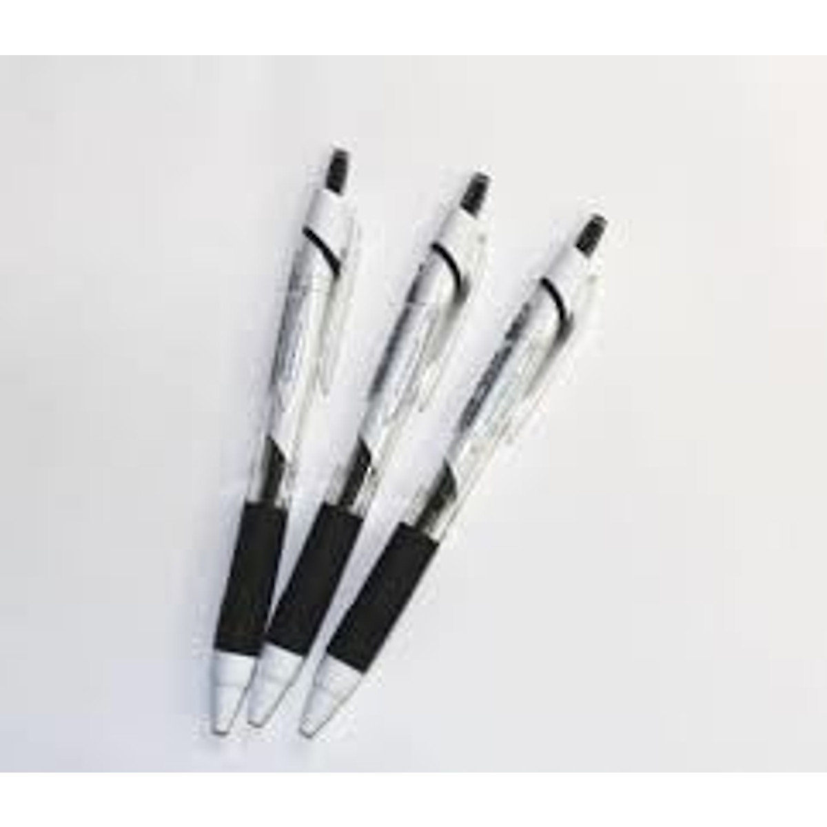 Uni-ball Jetstream Extra Fine Point Retractable Roller Ball Pens,-rubber Grip Type -0.5mm-black Ink-value Set of 3