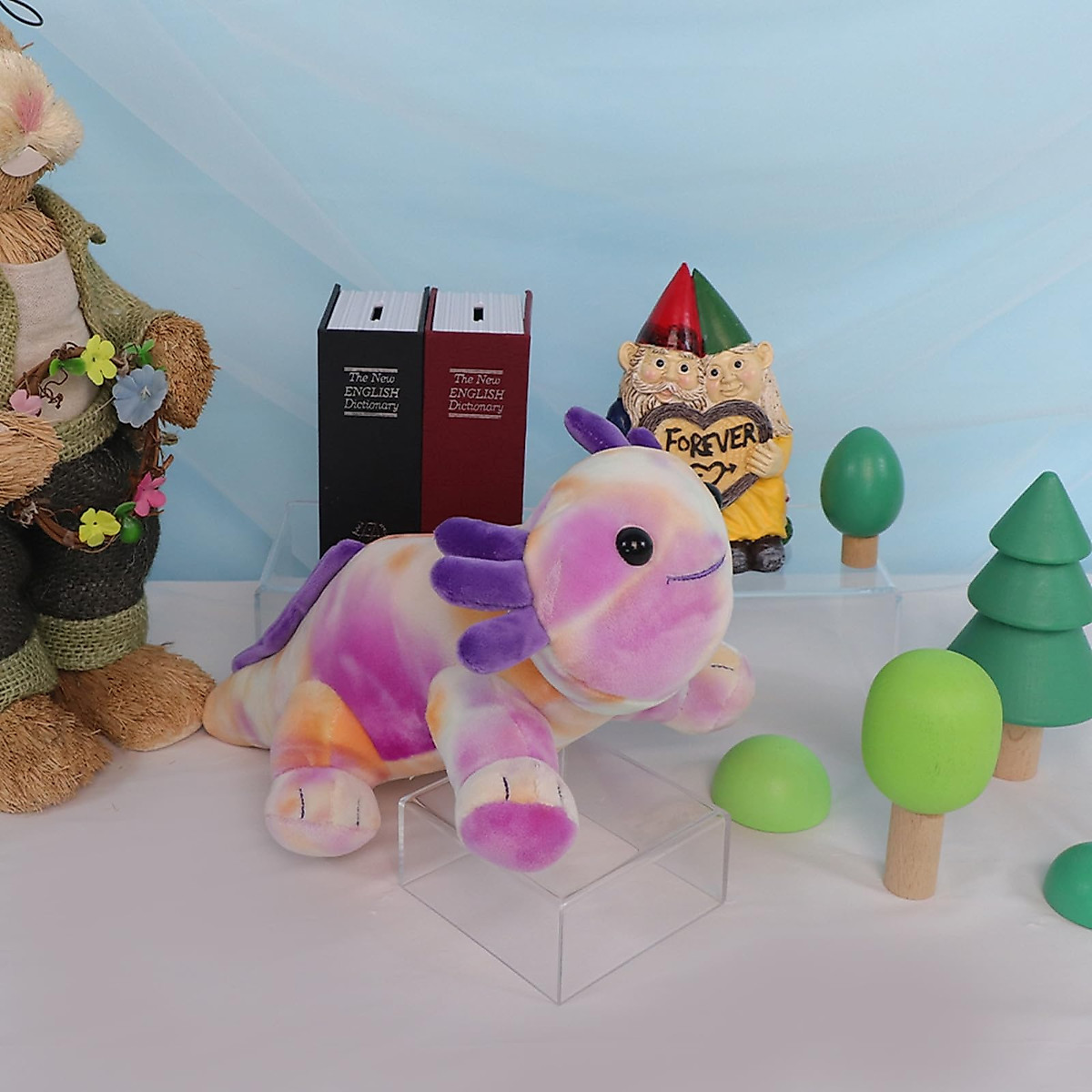 11.02 inch Plush Axolotl Stuffed Animal, Axolotl Plush Toys, Cute Stuffed Cotton Plush Pillow Kawaii Salamander Gifts for Girls & Boys, Plushies has (Axolotl Plush)