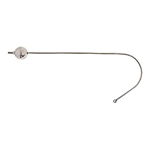 Baosity Bird Stainless Steel Hook Cage Perch Toys Stand Holder for Hamster Squirrel Macaw African Greys Finch Parakeet