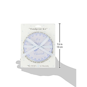 Child to Cherish Baby Handprint Kit Keepsake, Blue