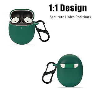 Luckvan Silicone Case for Google Pixel Buds Pro+Sport Anti-Lost Rope Replacement Ear Tips Pixel Buds Pro Earbuds, Black